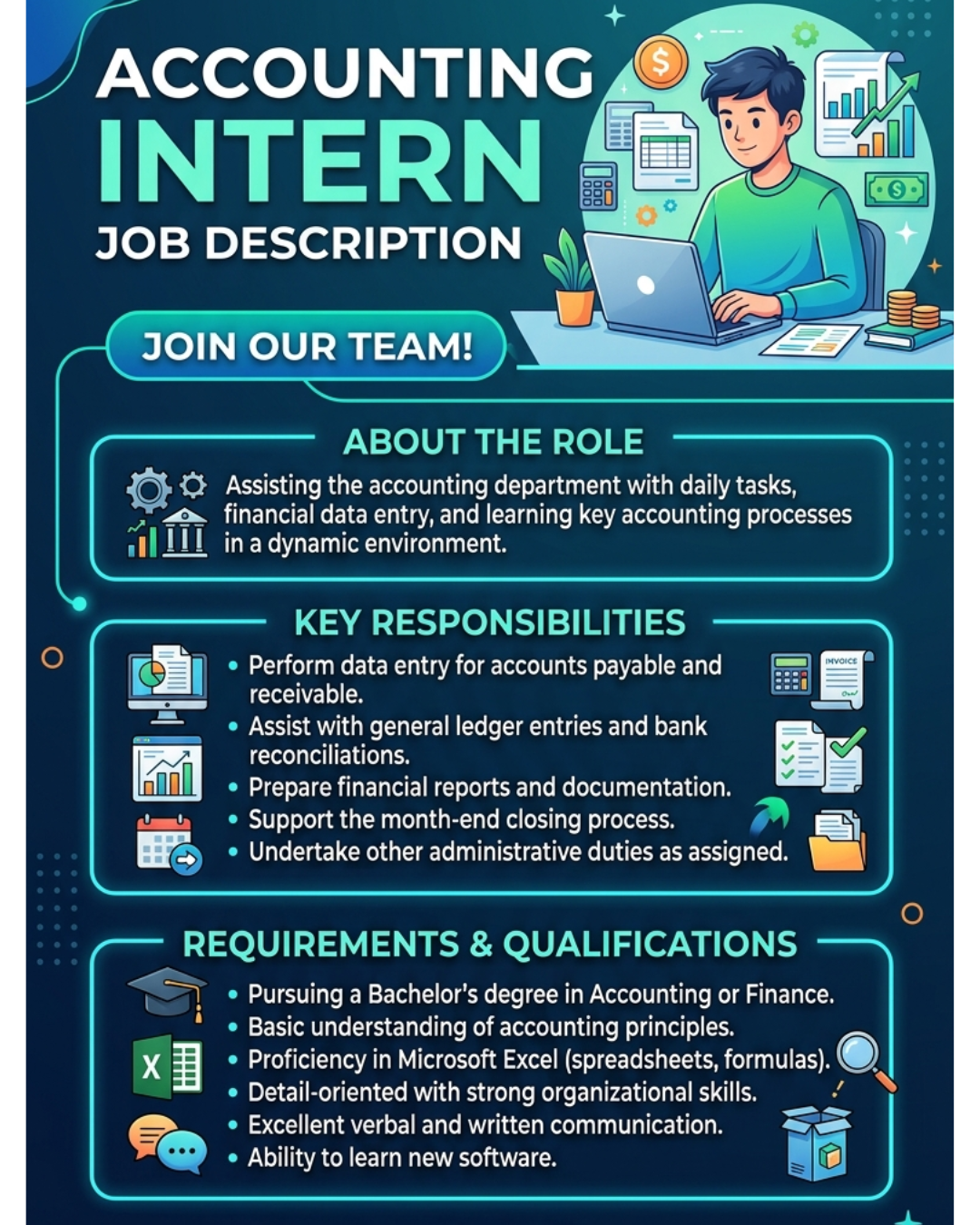 Accounting Intern Job Description - Interview Cracker