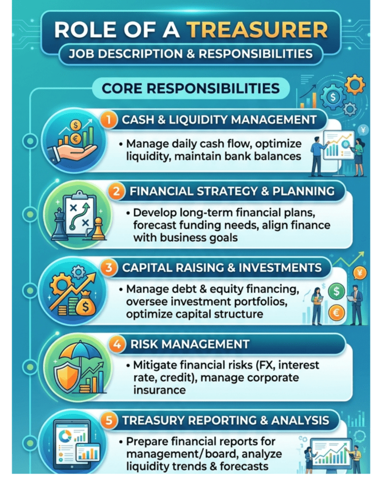 Role of a Treasurer: Job Description - Interview Cracker