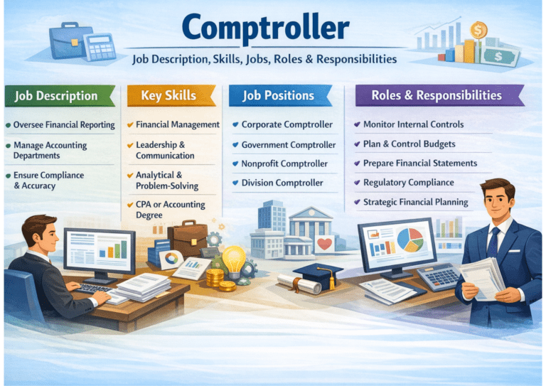 Comptroller: Job Description, Skills, Jobs, Roles & Responsibilities ...
