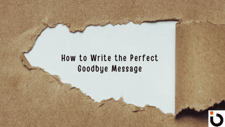 Farewell Email Sample: How to Write the Perfect Goodbye Message ...