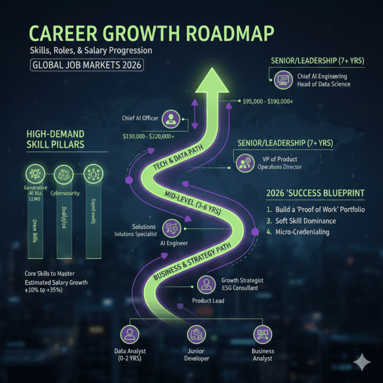 Career Growth Roadmap : Skills, Roles, and Salary Progression in Global ...